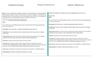 Unfolding Case Study 3 - happyNCLEX