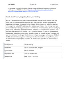 PDA Case Study 1 - happyNCLEX